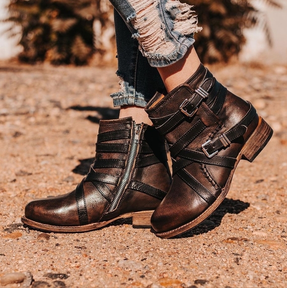 Freebird by Steven | Shoes | Freebird Redford Ankle Boots In In Black Womens Size 7 Nwt | Poshmark